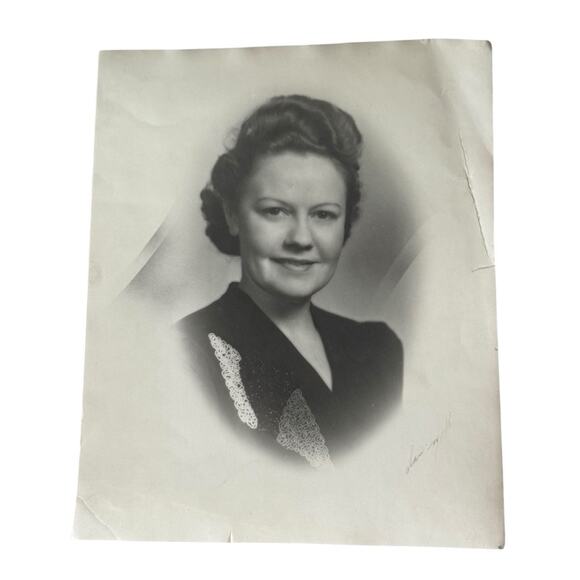 Vintage Picture | Other | Vtg Photograph High School Picture Girl ...